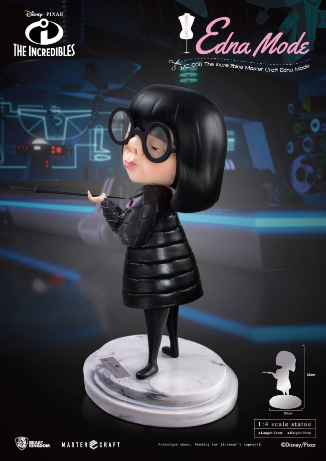 Die Unglaublichen Edna Mode 1/4 Master Craft Statue 39 cm - eliveshop.de