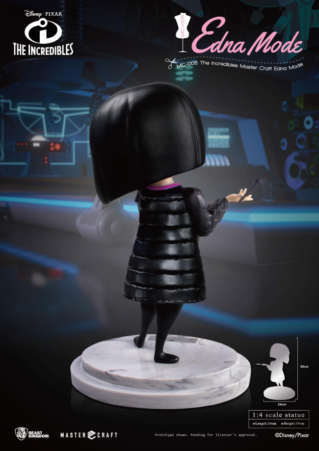 Die Unglaublichen Edna Mode 1/4 Master Craft Statue 39 cm - eliveshop.de