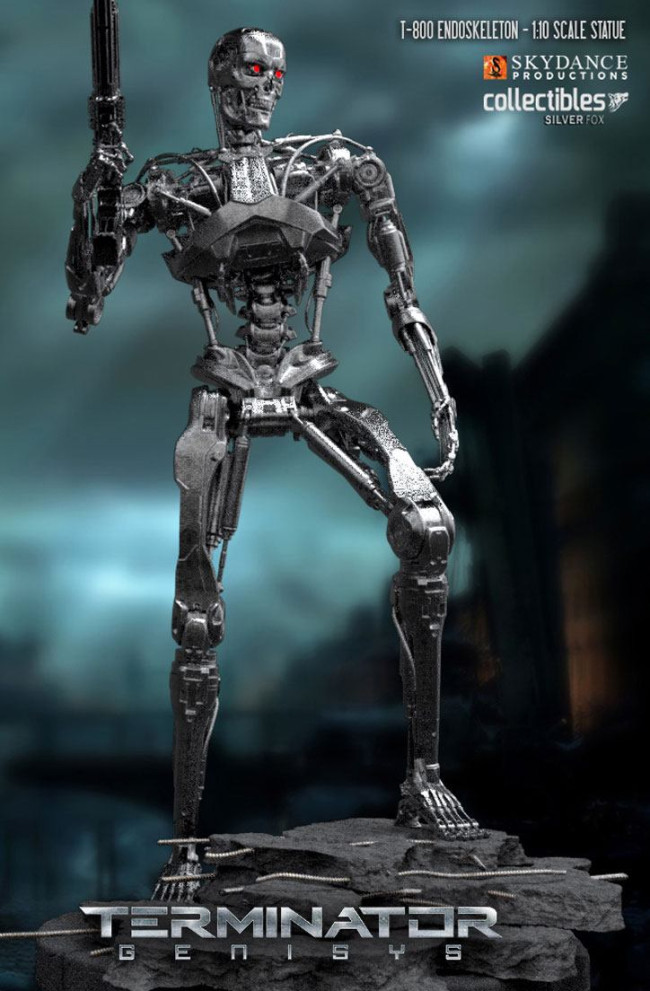 Terminator T-800 Endoskeleton Statue 29 cm jetzt online kaufen ...