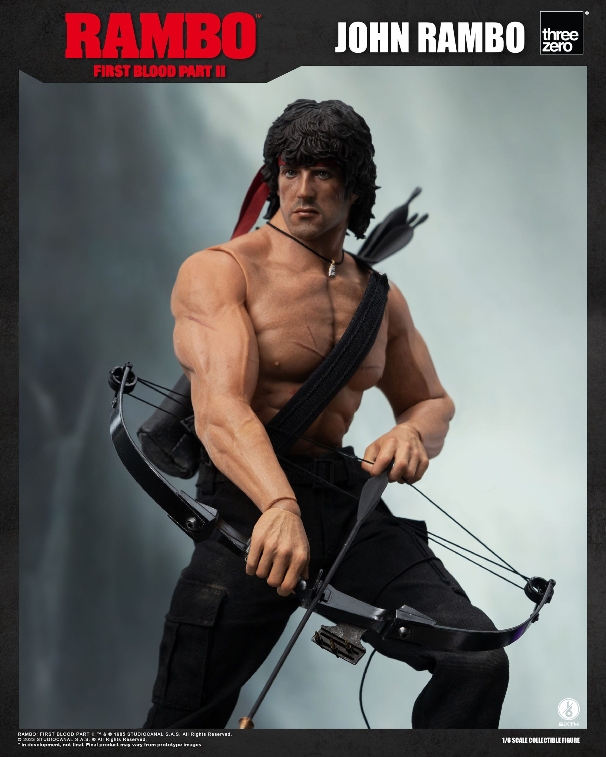 Rambo II Actionfigur 1/6 John Rambo 30 cm jetzt online kaufen ...