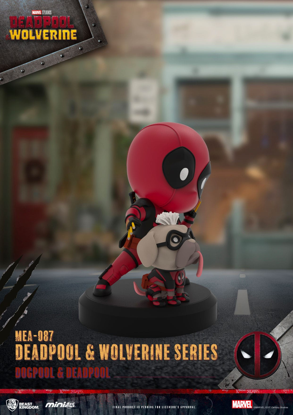 Deadpool 3 Deadpool & Wolverine Series Mini Egg Attack Figuren Set 8 cm ...