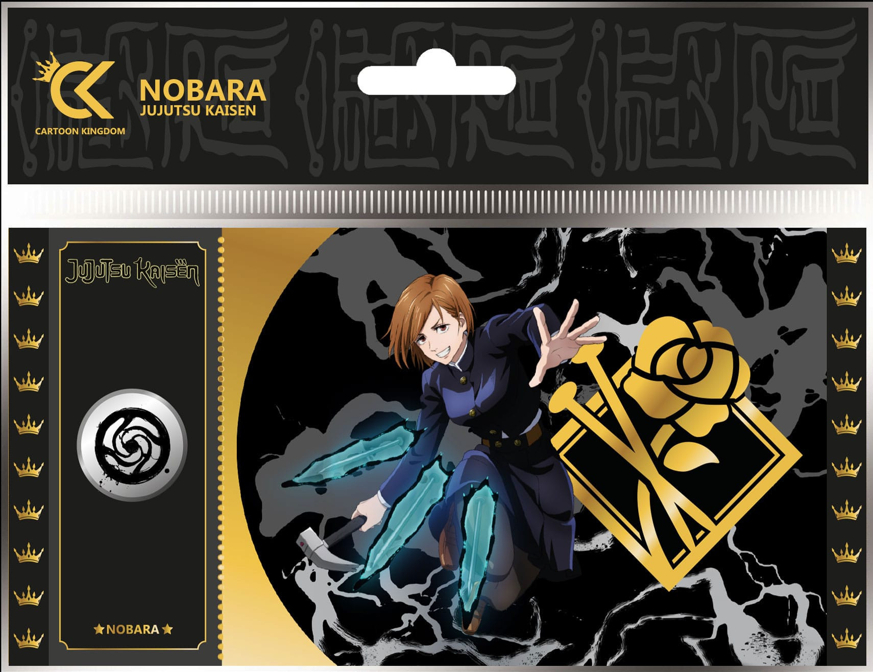 Jujutsu Kaisen Golden Ticket Black Edition #03 Nobara Umkarton (10 ...