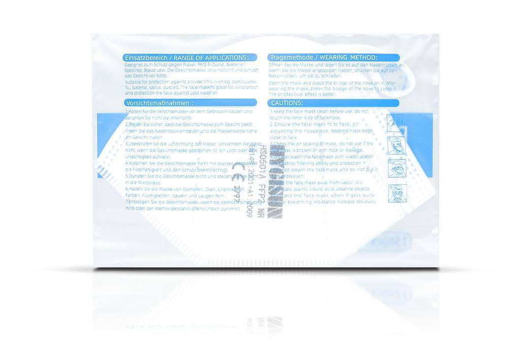 Hygisun Atemschutzmaske HS0501A FFP2 CE 2797 - 20 Stück jetzt online ...