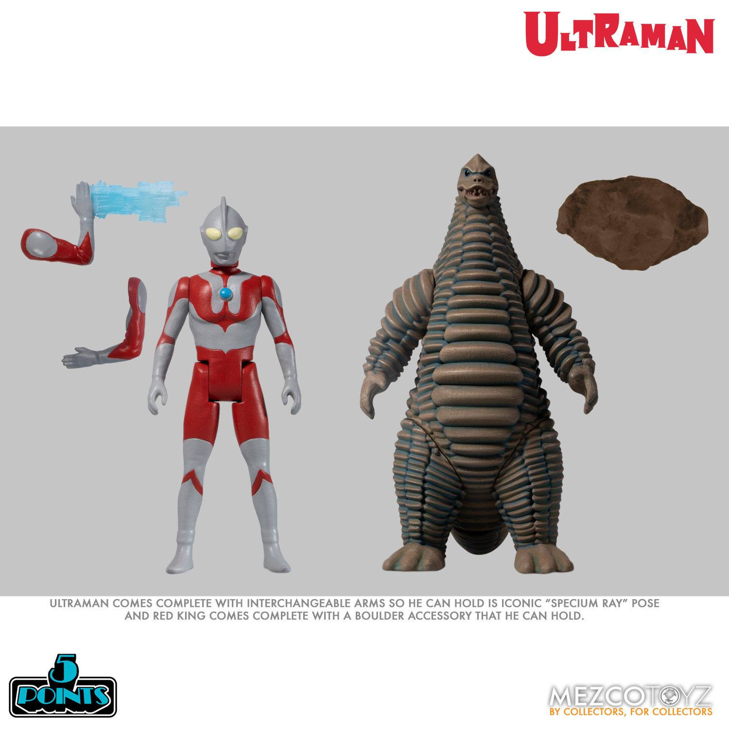Ultraman 5 Points Actionfiguren Ultraman & Red King Boxed Set jetzt ...