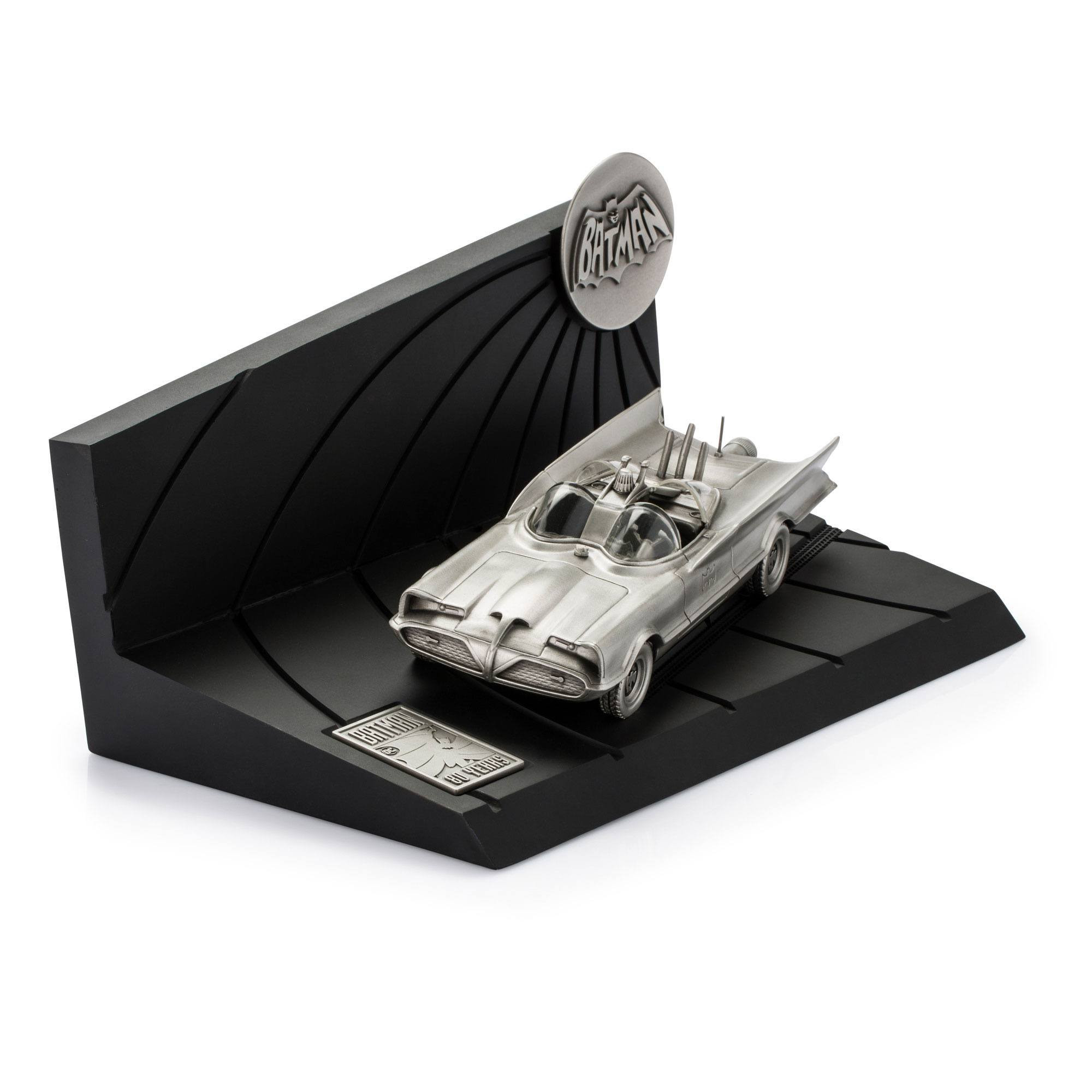 Batman 1966 Pewter Collectible Statue Batman 80th Classic Batmobile ...