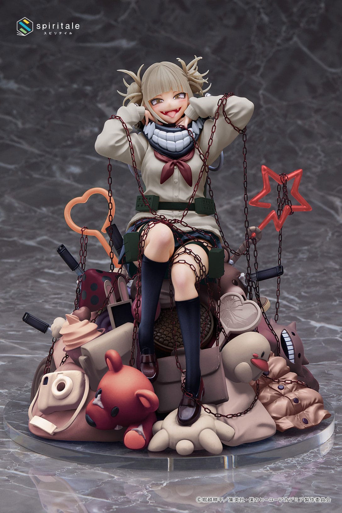 My Hero Academia Senpai PVC Statue 1/7 Himiko Toga Villain Sepia Ver ...