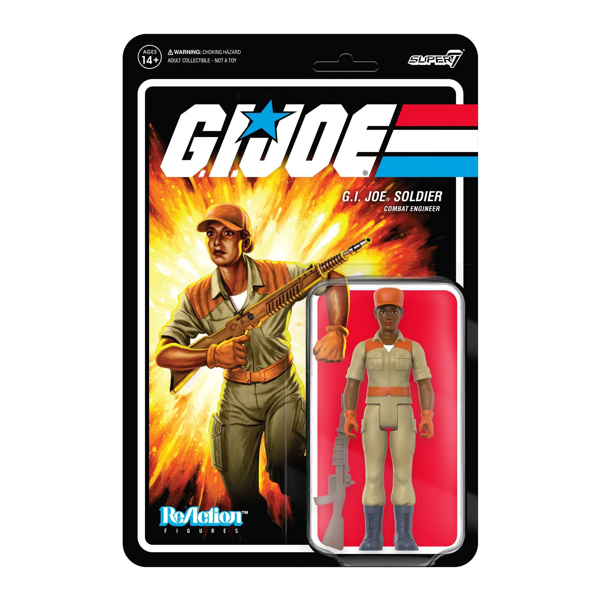 GI Joe ReAction Actionfigur Wave 3 Female Combat Engineer Bun Hair ...