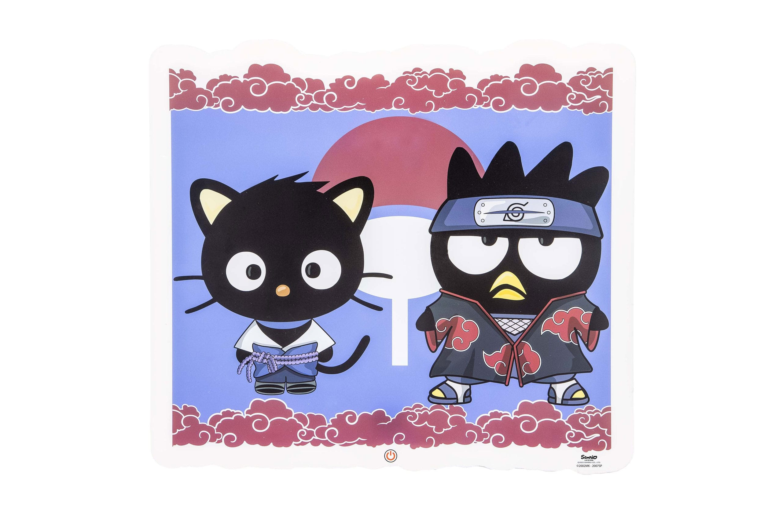 Naruto Shippuden x Hello Kitty LED Wandleuchte Uchiwa Sanrio 30 cm ...