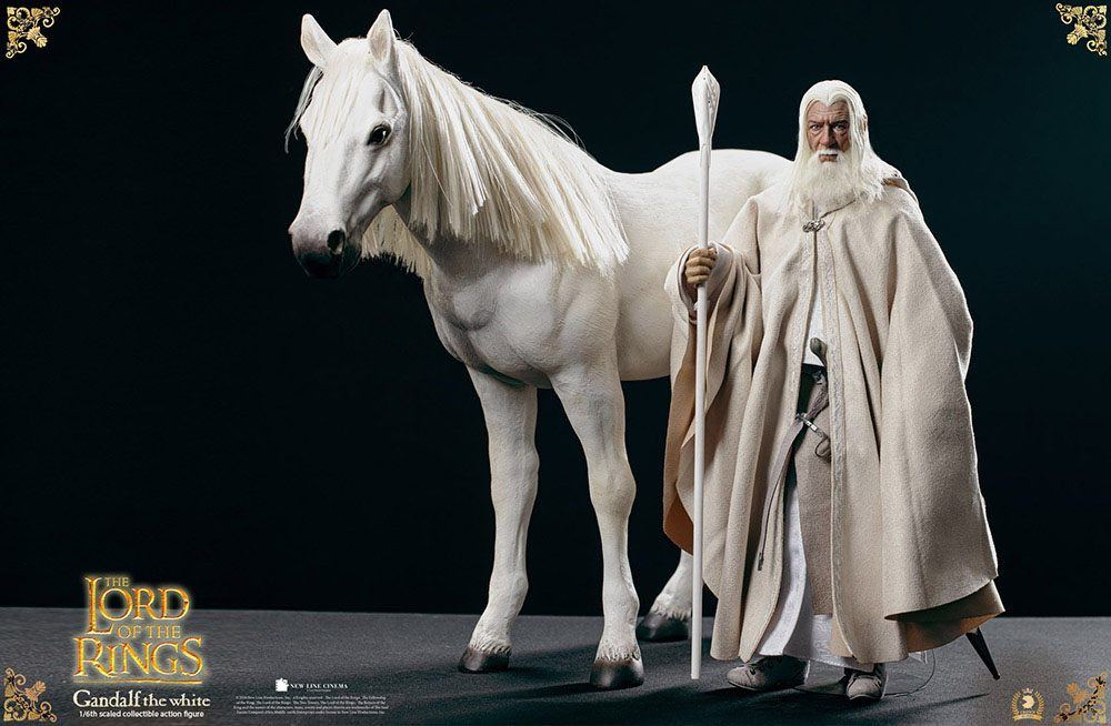Herr der Ringe The Crown Series Actionfiguren 1/6 Gandalf der Weiße 30 ...