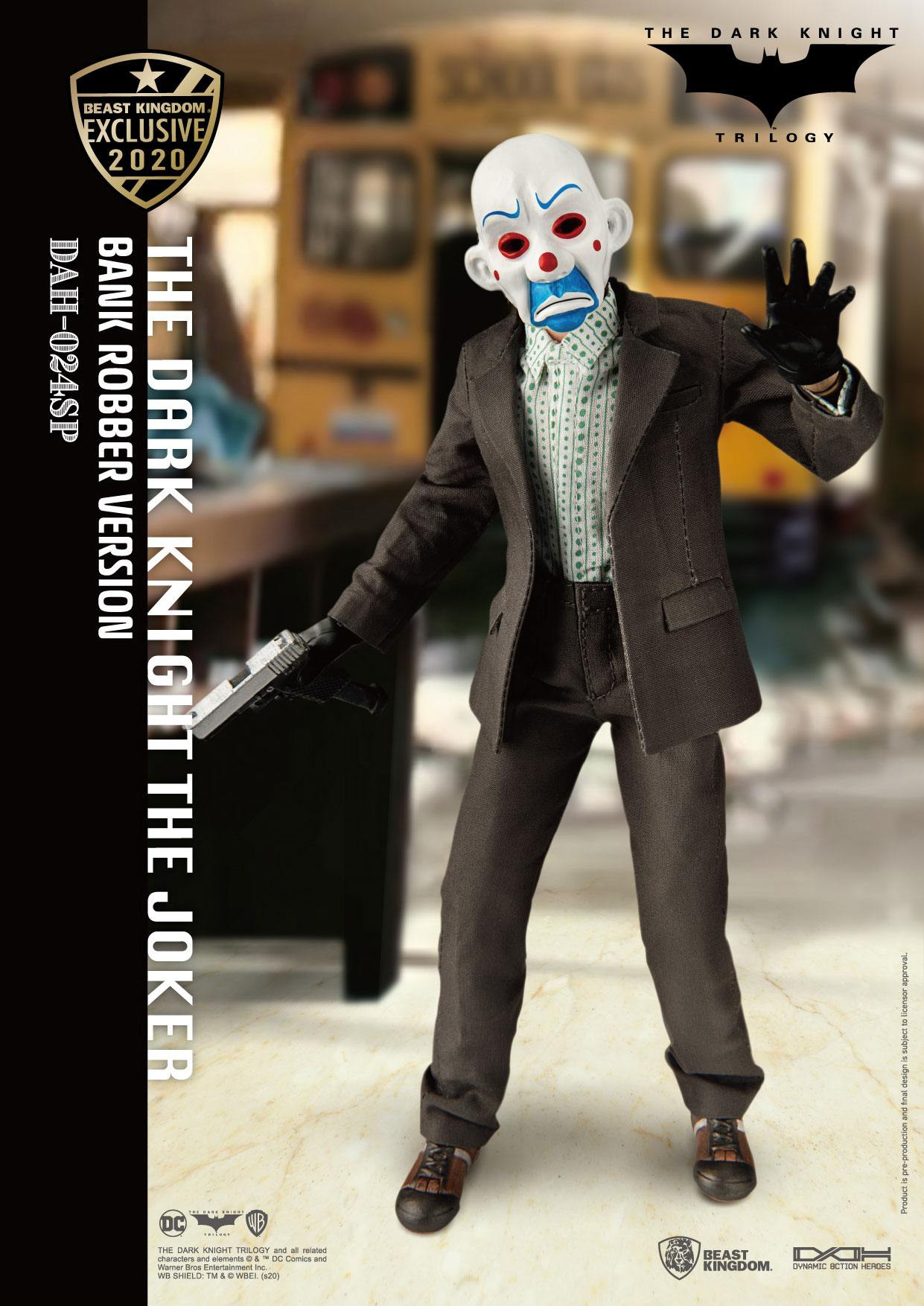 Batman Dark Knight The Joker Bank Robber Dynamic 8ction Heroes ...