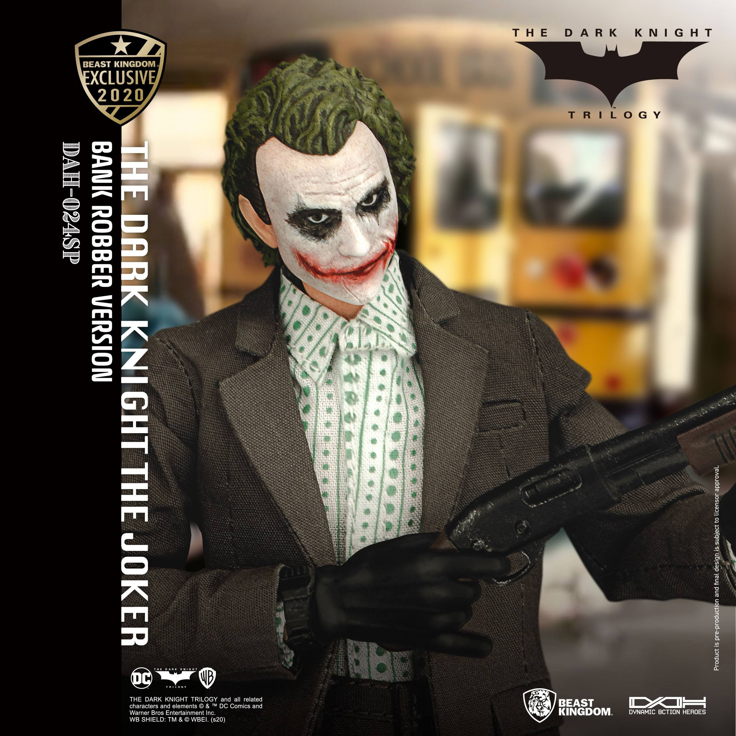 Batman Dark Knight The Joker Bank Robber Dynamic 8ction Heroes ...