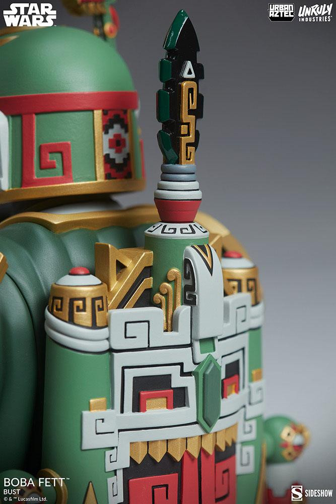 Star Wars Urban Aztec Vinyl Büste Boba Fett by Jesse Hernandez 20 cm ...