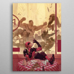 Marvel Metall-Poster Deadpool Gritty Pizza Break 32 x 45 cm jetzt ...